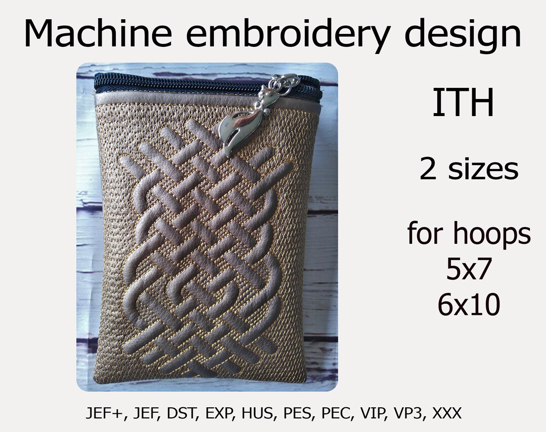 In the Hoop Bag Machine Embroidery Design ITH Projects for Hoops 5x7 ...