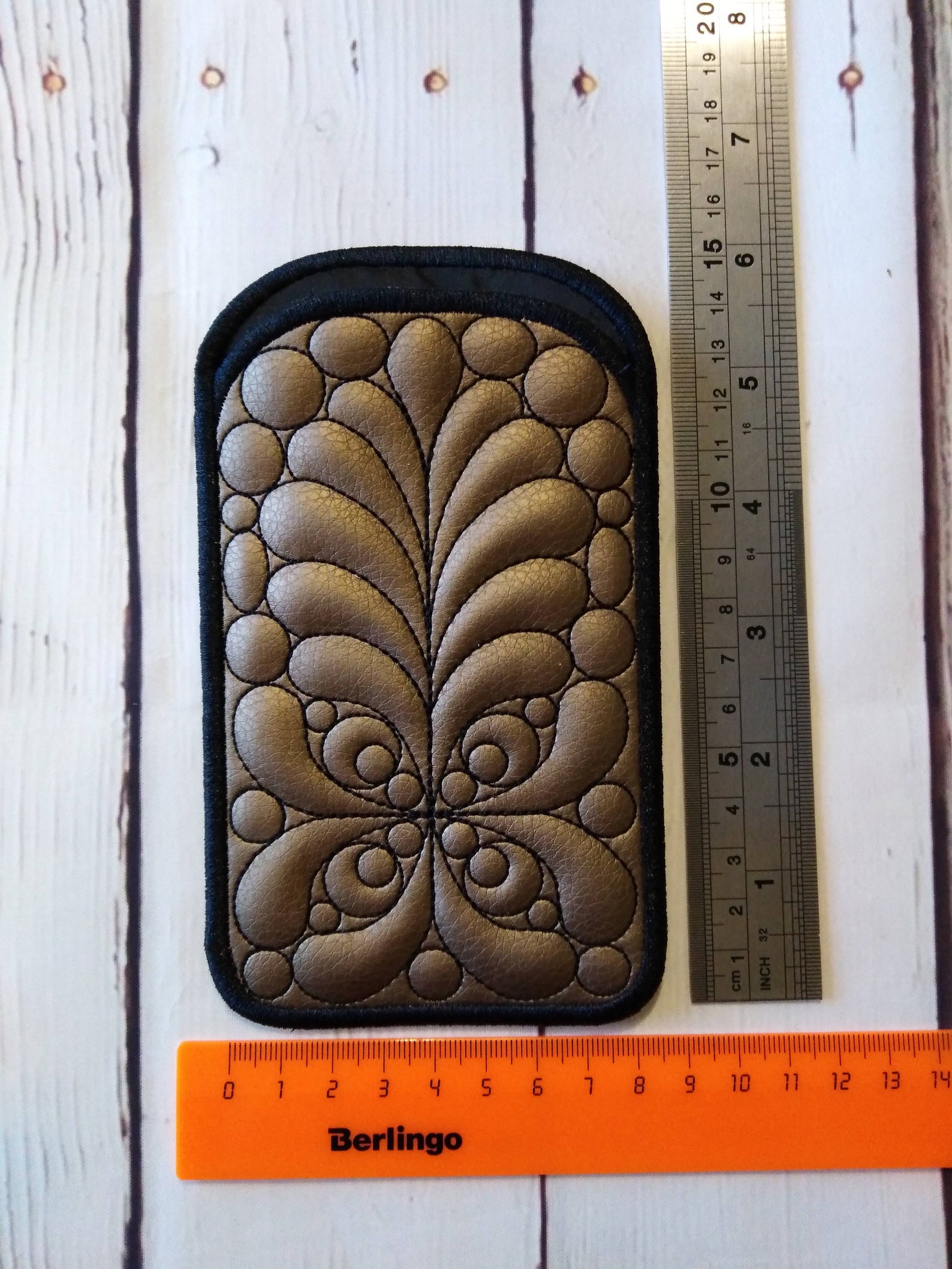 In the Hoop Phone Case Embroidery Design Eyeglass Case Embroidery File ...