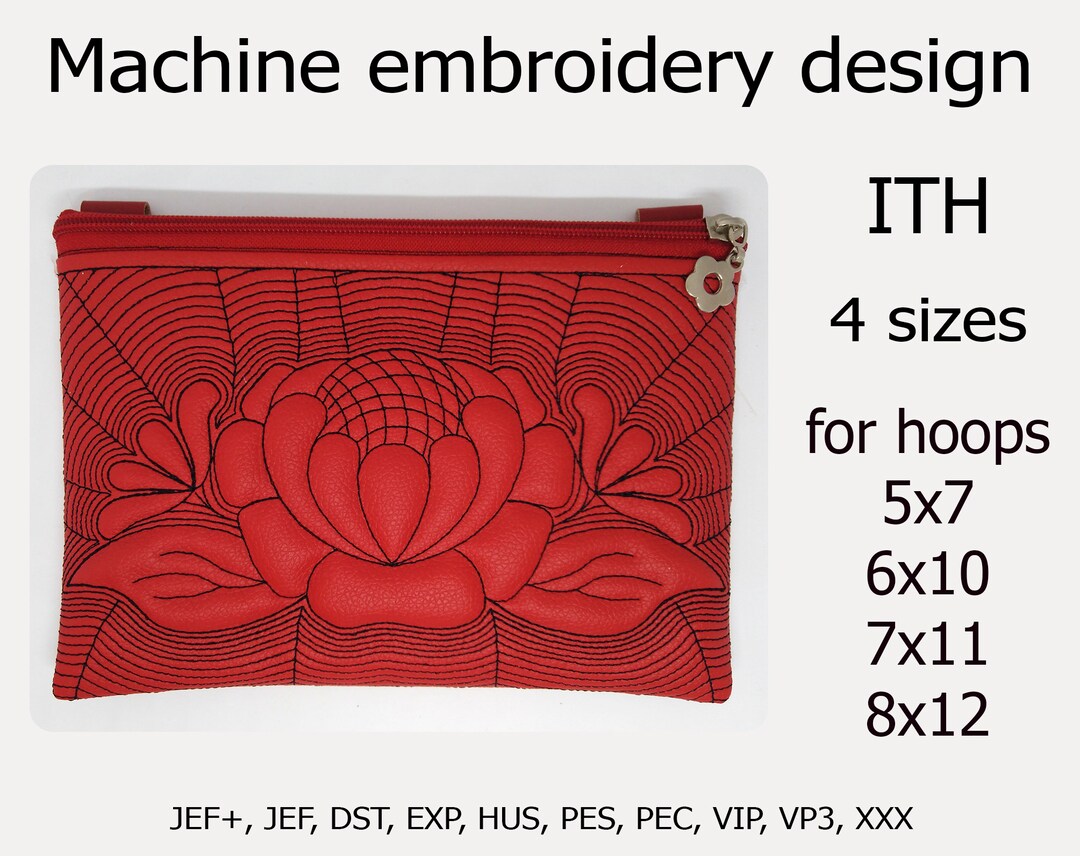 ITH Bag Embroidery Designs in the Hoop Crossbody Bag ITH Project for ...