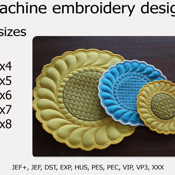 In the Hoop Coaster - Etsy