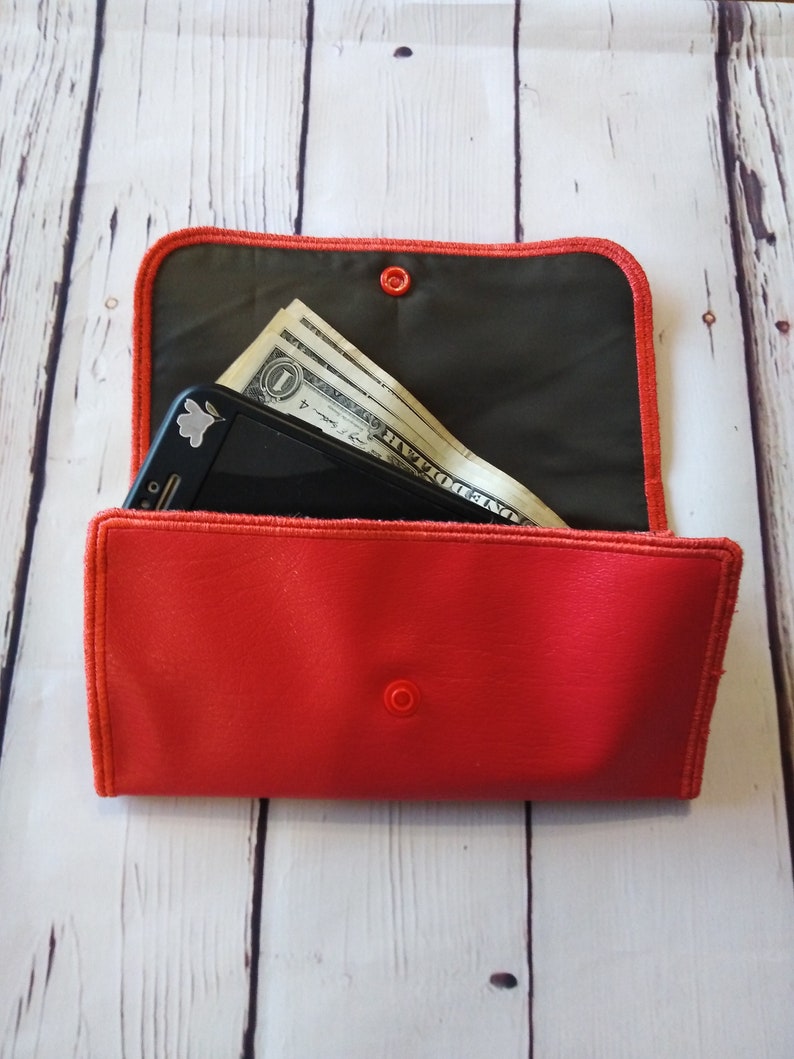 In the Hoop Wallet Embroidery Design ITH Purse Phone Case - Etsy