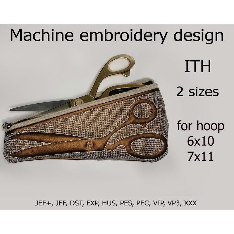 Scissor Zipper Case - Etsy UK