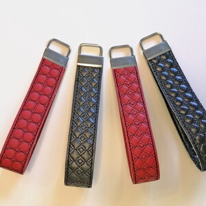 Wristlet Machine Embroidery Design in the Hoop Wrist Straps ITH Key Fob ...