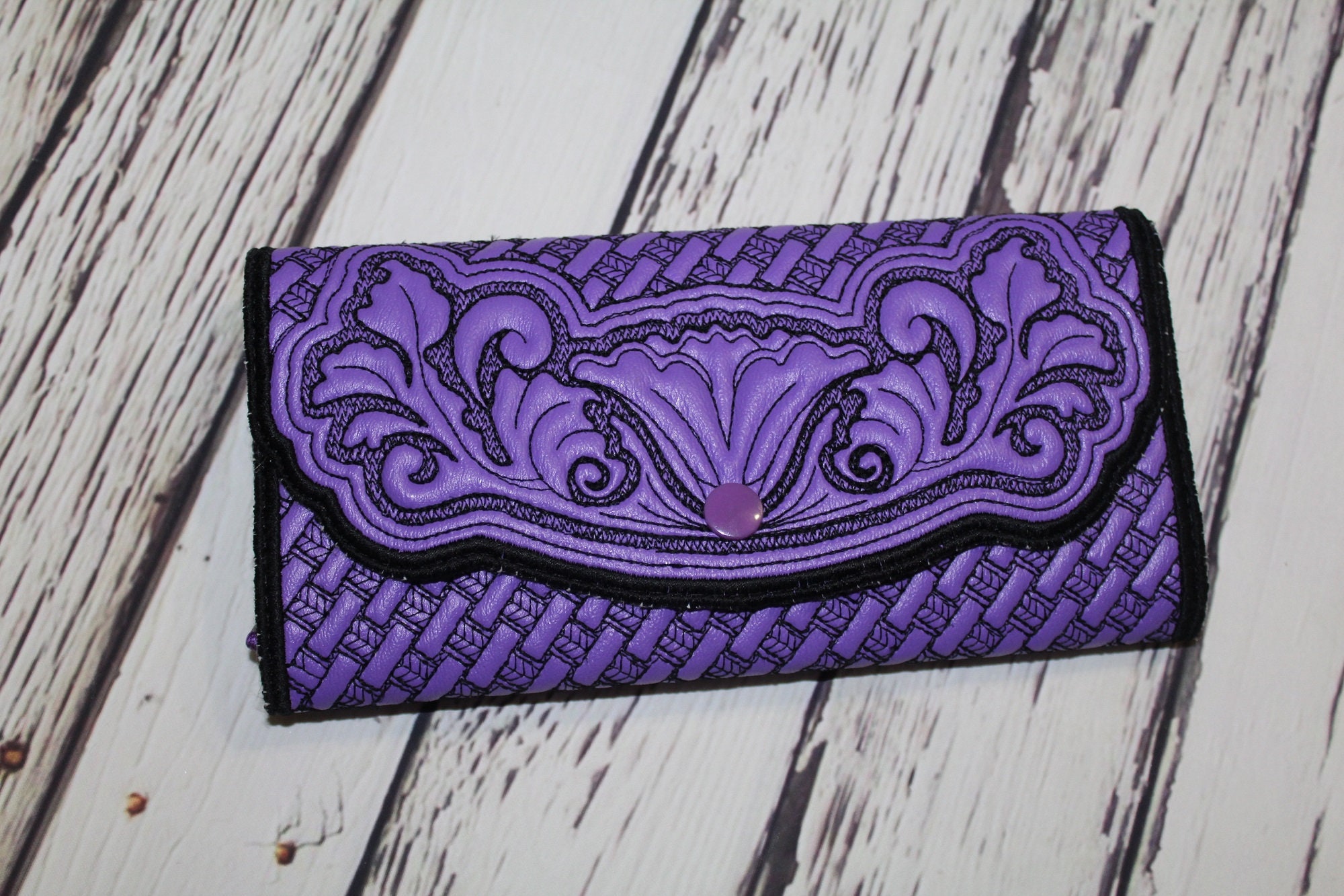 Wallet in the Hoop Embroidery Design ITH Purse, Phone Case, Clutch ...