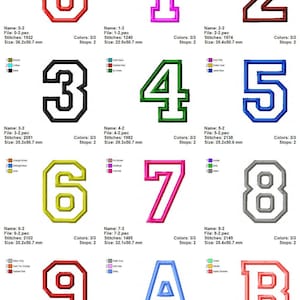 Applique Letters and Numbers Embroidery Designs Decor Monogram Font ...
