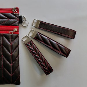 In the Hoop Wristlet Machine Embroidery Design Wrist Straps ITH Key Fob ...