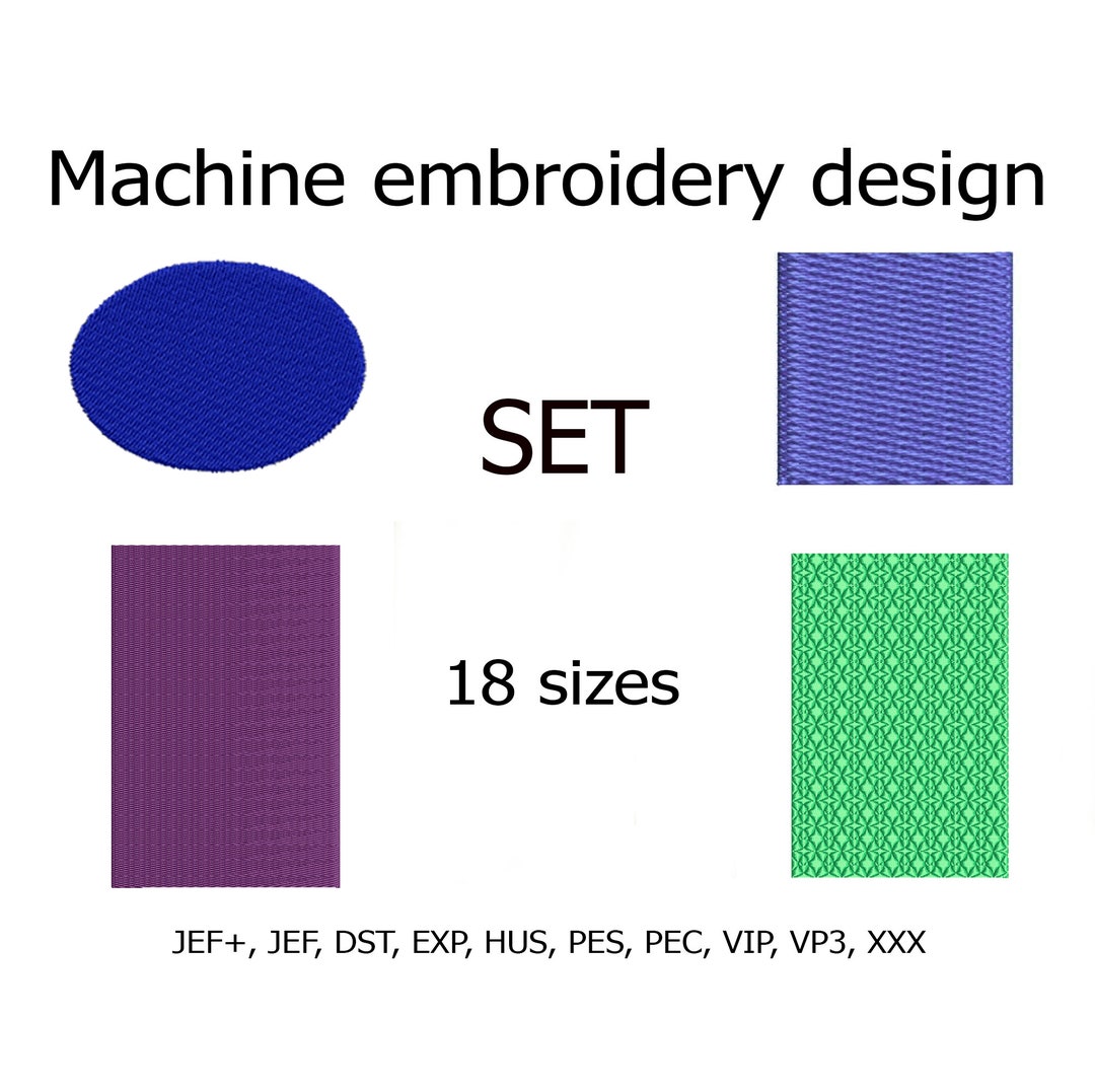 Set Oval Rectangle Square Machine Embroidery Designs Shapes Embroidery ...
