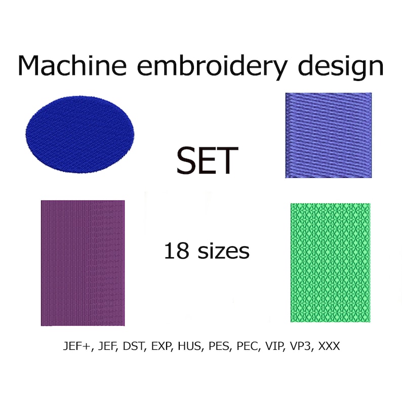 Set Oval Rectangle Square Machine Embroidery Designs Shapes Embroidery ...