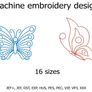 Machine Embroidery Designs Butterfly Embroidery Designs Digital File 16 ...