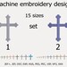 Machine Embroidery Design Christian Cross Embroidery Designs Religious ...