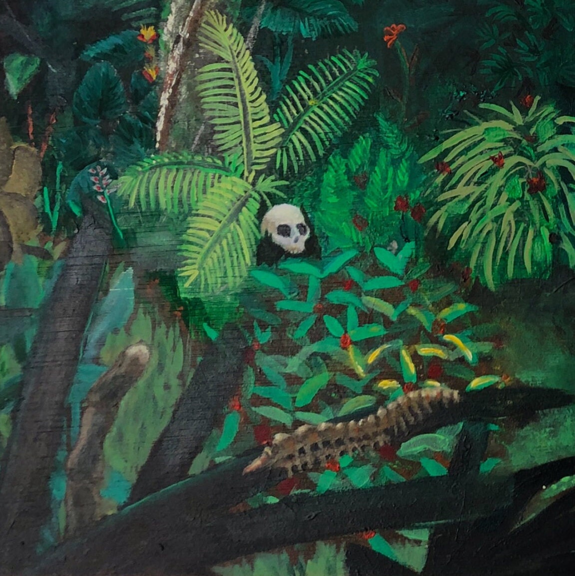 Rainforest and Skeletal System Anatomy in Nature Series Art Print - Etsy