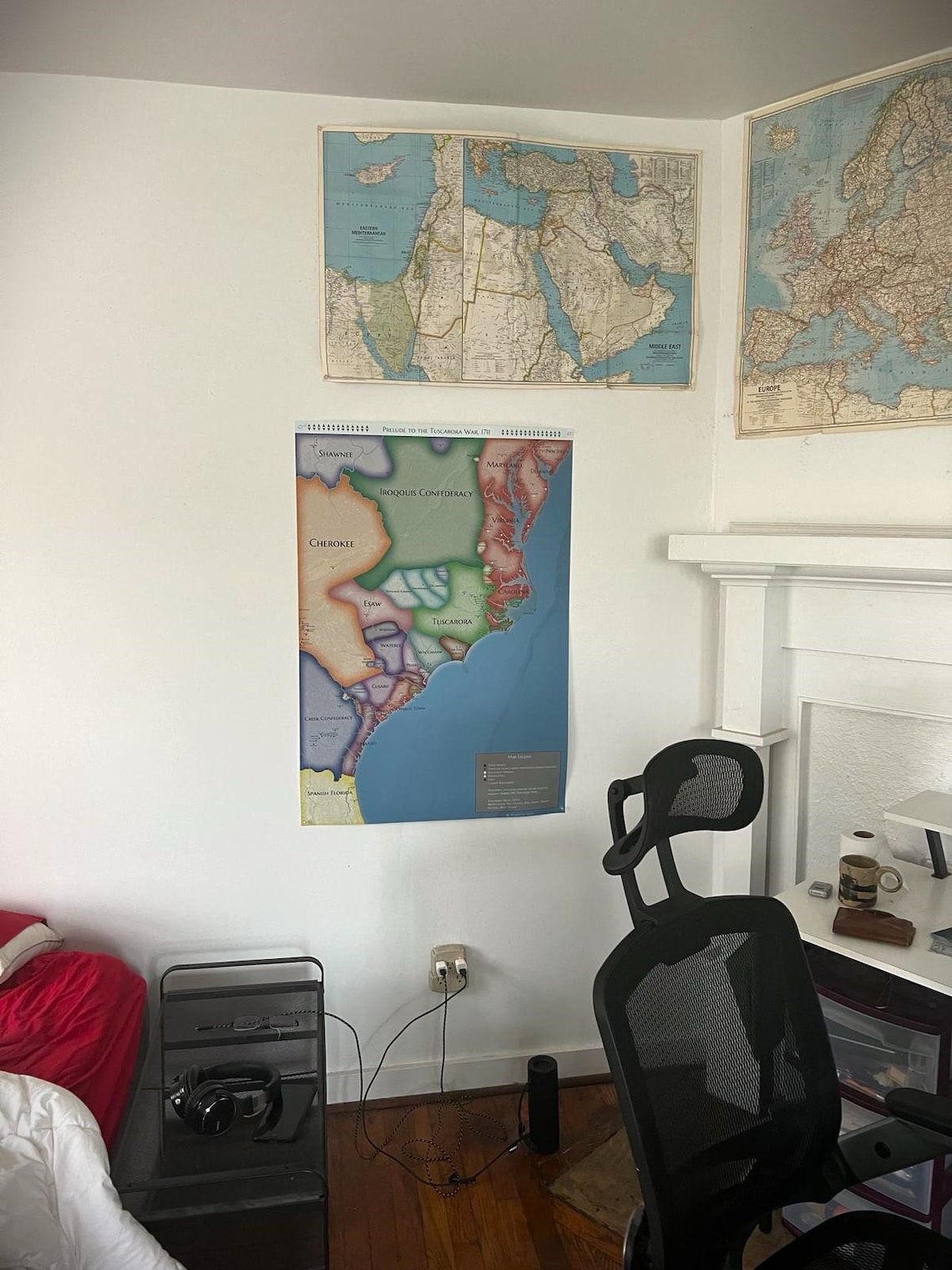 Historical Map: Prelude to the Tuscarora War, 1711 - Etsy