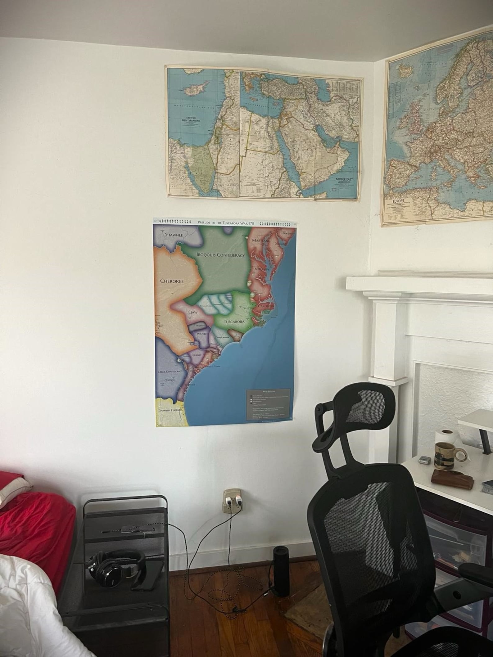 Historical Map: Prelude to the Tuscarora War, 1711 - Etsy