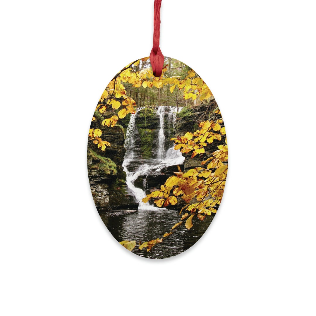 Waterfall in Autumn Hanging Decoration | Waterfall Magnet | Waterfall ...