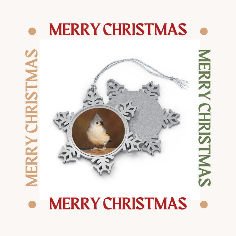 Titmouse Bird Christmas Ornament | Unique Bird Hanging Ornament | Bird ...