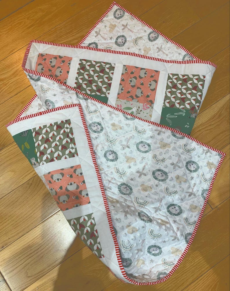 Handmade Baby Quilt / Play Mat - Etsy UK