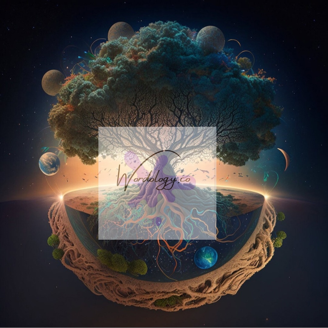 Mystical Tree of Life Sticker Decal| Whimsical Tree| Mystical Tree| - Etsy