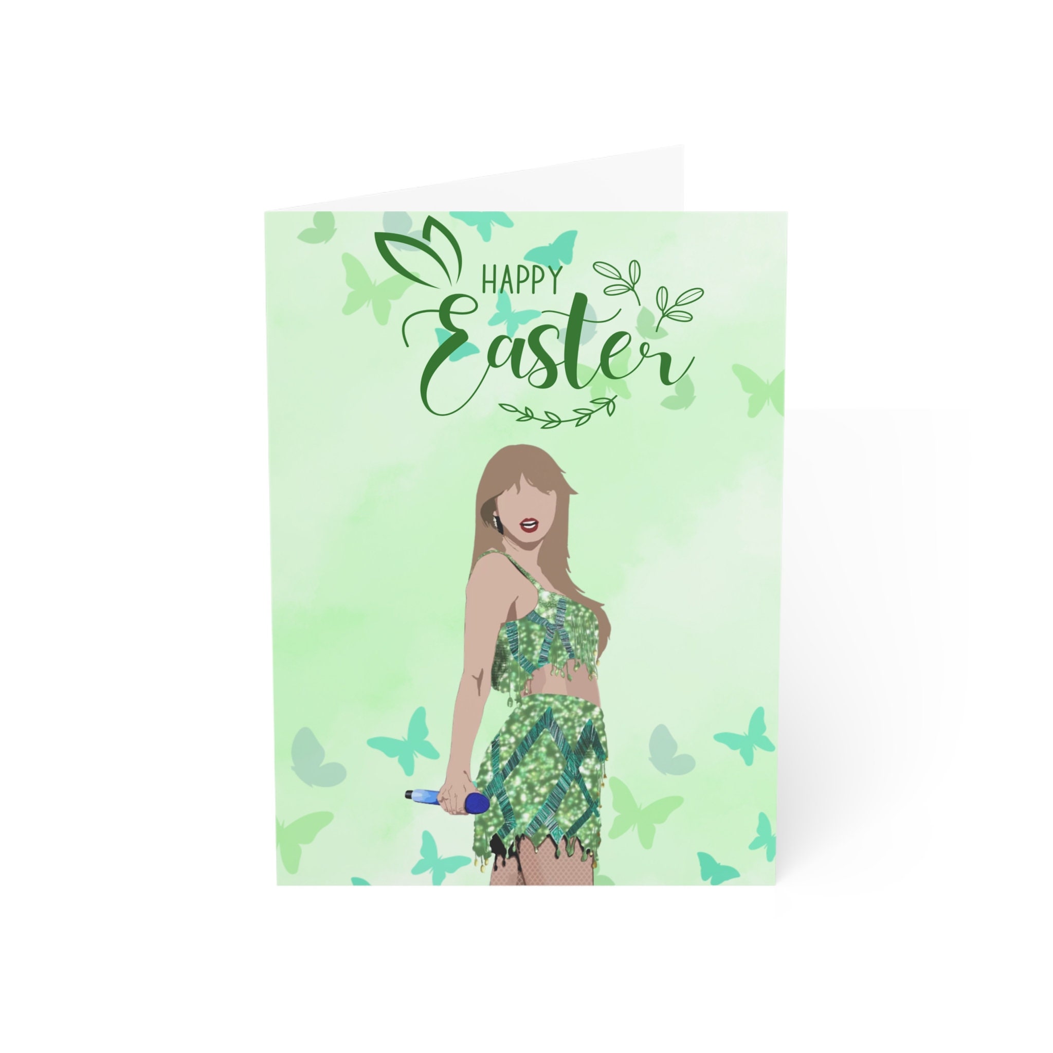 Easter Taylor Music Swift Card, Handdrawn Card, Easter Gifts, Easter ...