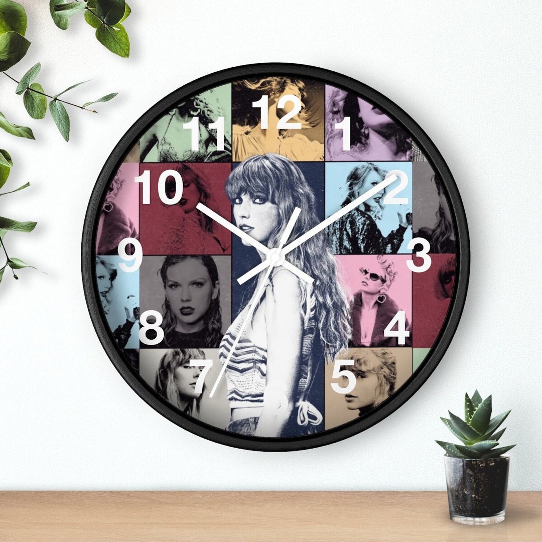 Taylor Swift Clock, Taylor Swift Eras Tour Clock, Room Decoration, Taylor Swift Room Decoration ...