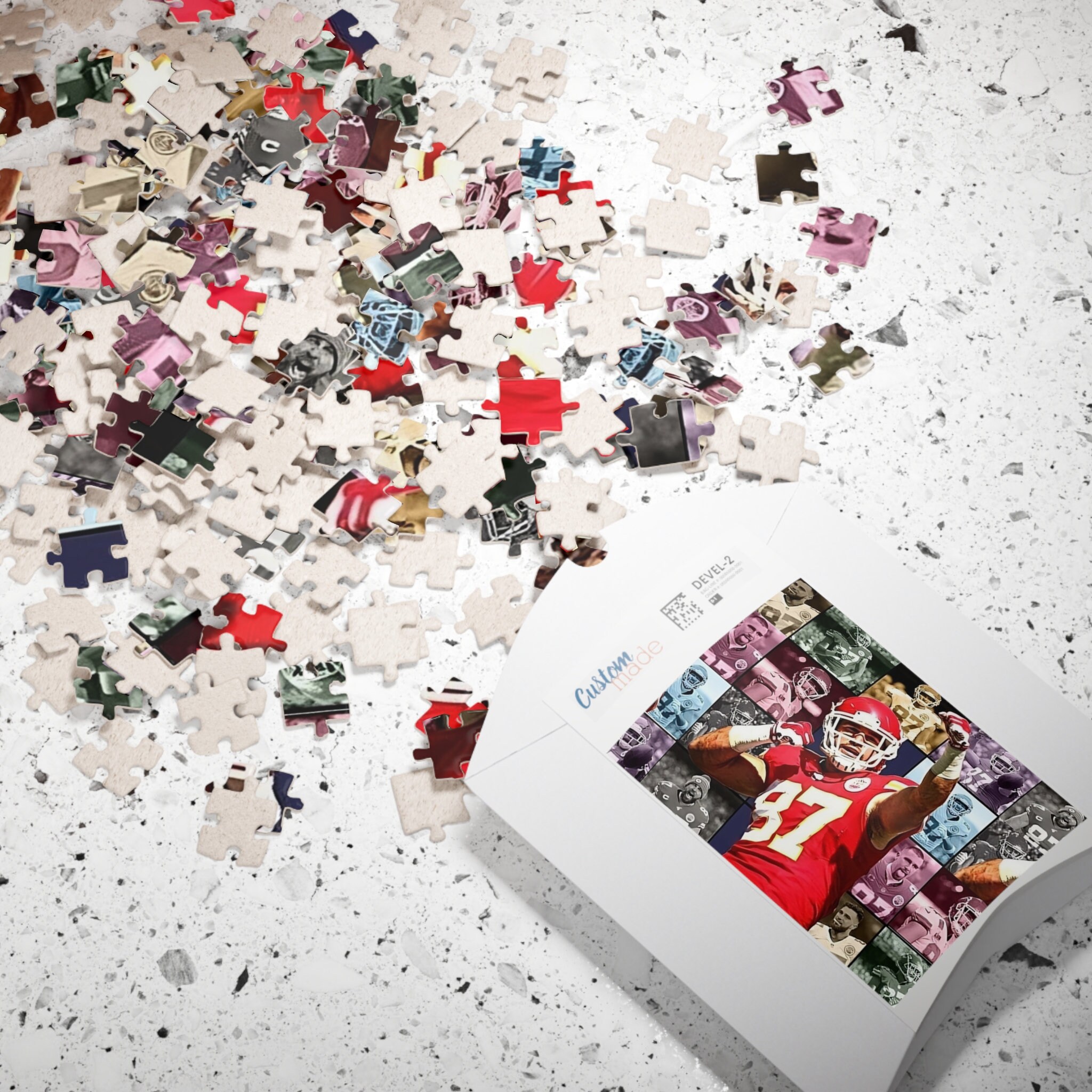 Travis Football Kelce Puzzle, Taylor Music Puzzle sold by Arabella ...