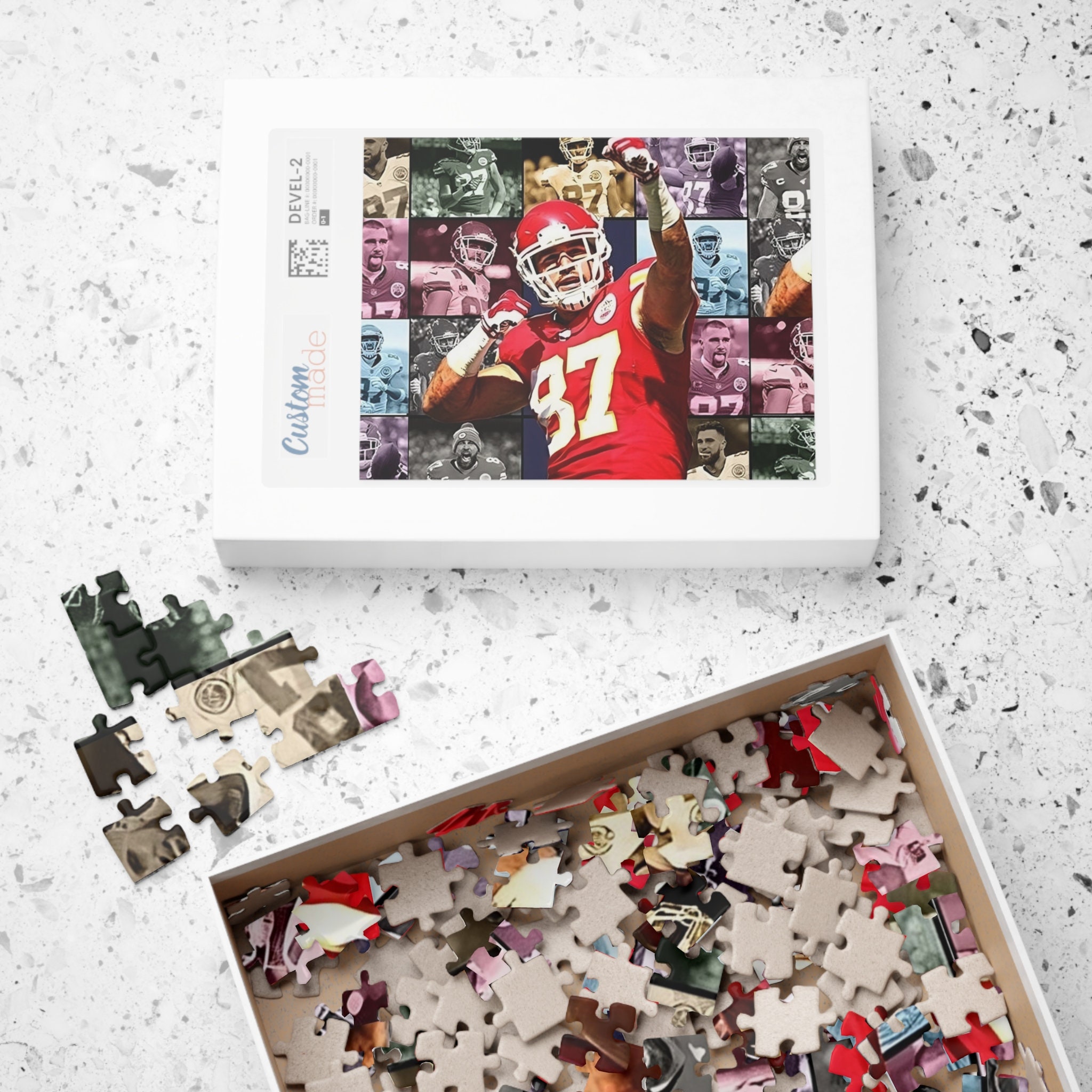 Travis Football Kelce Puzzle, Taylor Music Puzzle sold by Arabella ...