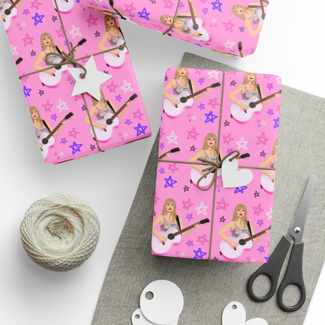 Music Artist Wrapping Papers, Birthday Wrapping Paper, Happy Birthday ...