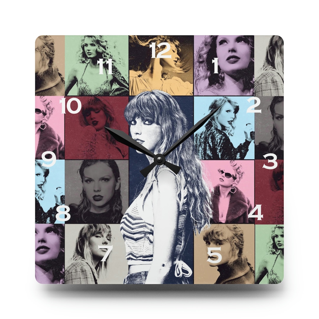 Taylor Swift Taylor Swift Clock Taylor Swift Eras Tour - Etsy