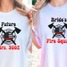Personalized Firefighter Bachelorette T-shirts, Future Fire Wife ...