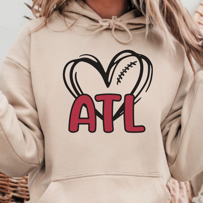 Men Red Atl Hoodie - Etsy