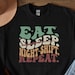 Night Shift ER Tech Tshirt, Funny Night Telemetry Nurse Sweatshirt ...