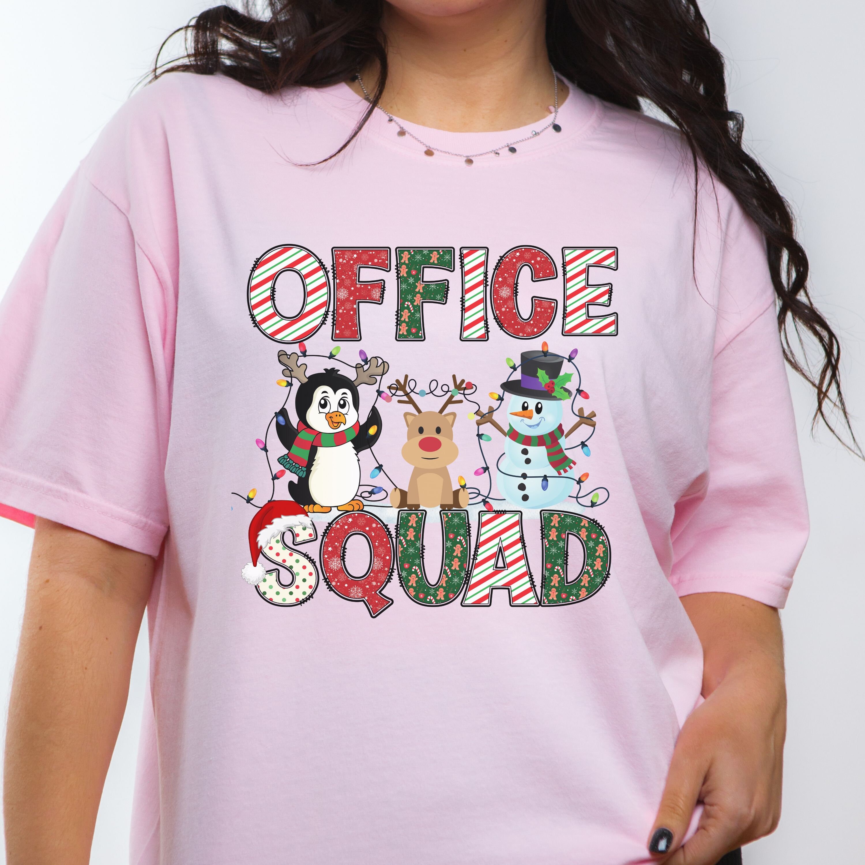 Office Squad Shirt Christmas, Christmas Office Crew Comfort Colors ...