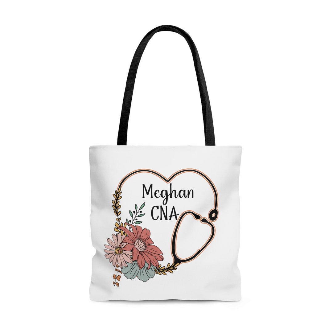 Custom CNA Tote Bag, Personalized Certified Nursing Assistant Bag, CNA ...