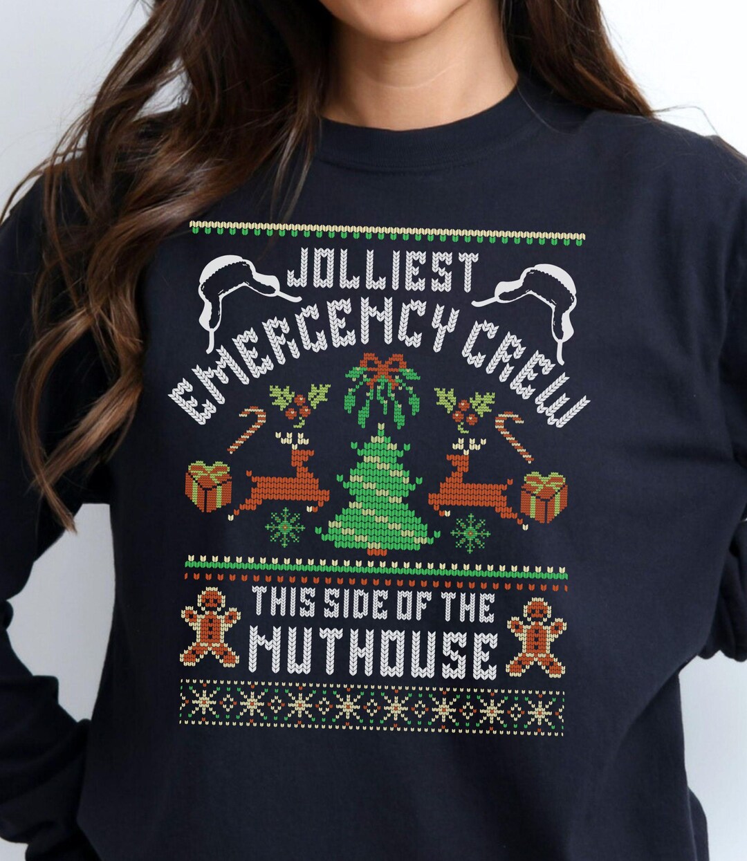 Christmas Emergency Department Shirt, Christmas ED Nurse Tshirt, ER ...