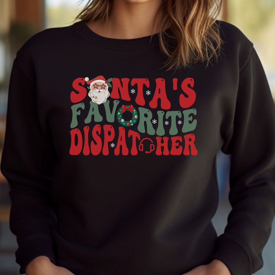 911 Dispatchers Shirt Christmas, Christmas 9-1-1 Dispatcher Long Sleeve ...