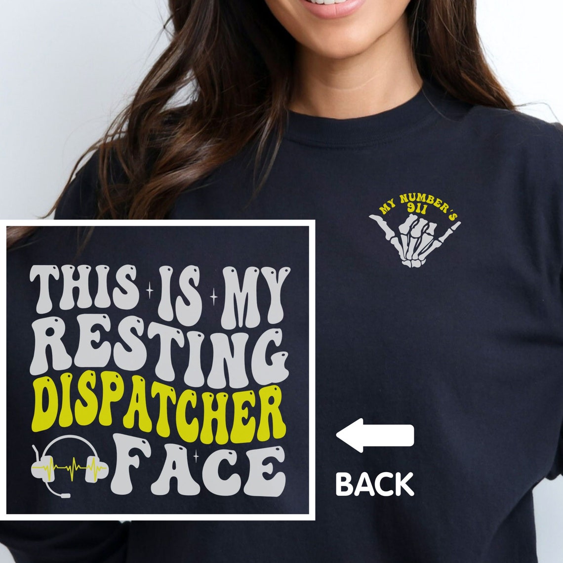 911 Dispatchers Shirts, 9-1-1 Dispatcher Comfort Colors Shirt, in My ...