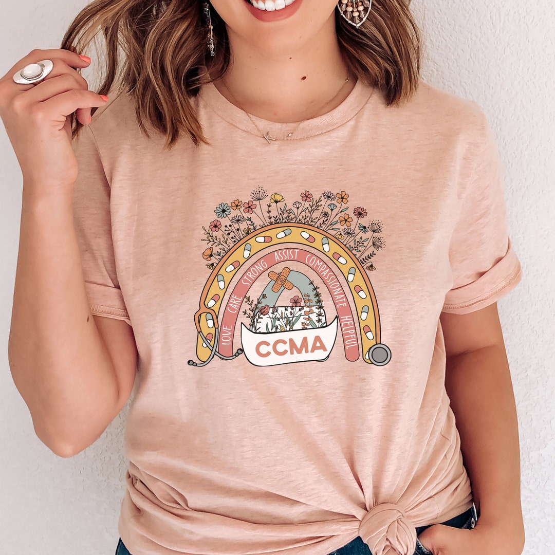 CCMA Shirt for Women, Certified Clinical Medical Assistant Appreciation ...