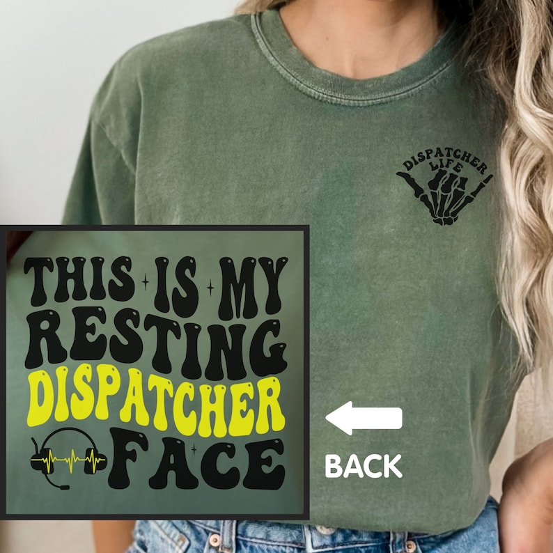 911 Dispatchers Shirts, 9-1-1 Dispatcher Comfort Colors Shirt, in My ...