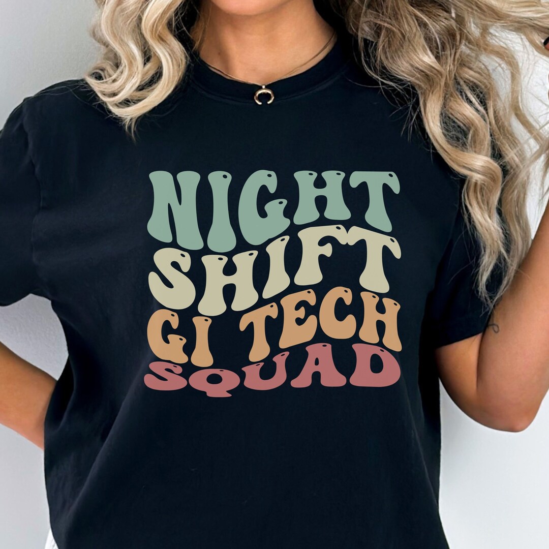 Night Shift GI Tech Shirt, Comfort Colors GI Tech T Shirt, Gift for ...