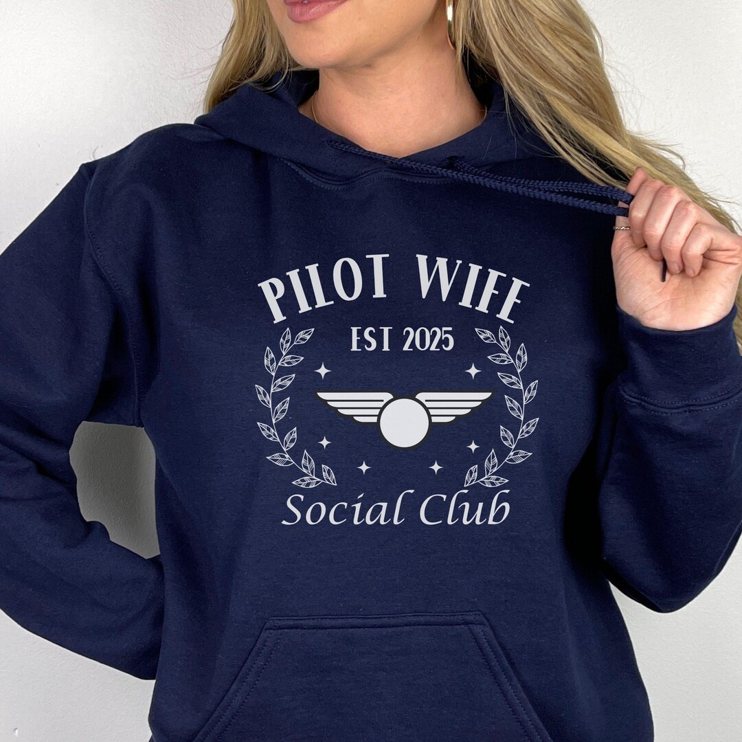 Pilot Wife Social Club Shirt, Helicopter Pilot Wife Sweatshirt, Pilot ...