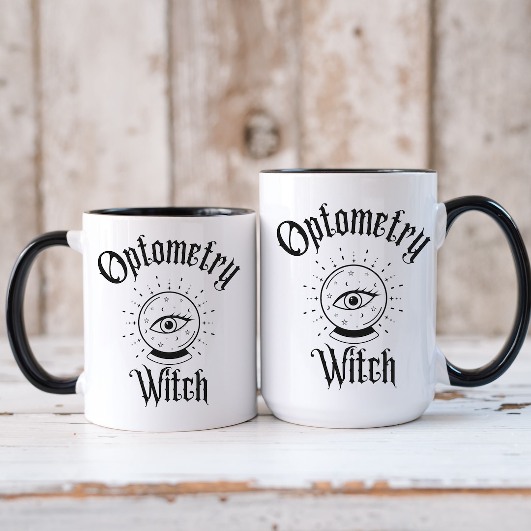 Halloween Optometry Mug, Spooky Halloween Optometrist Coffee Cup ...