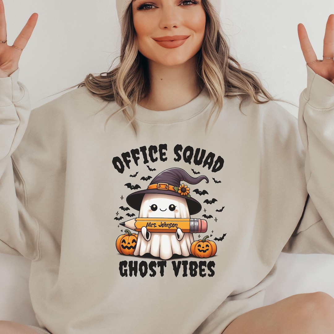 Front Office Squad Halloween Shirt, Halloween School Secretary Shirt ...