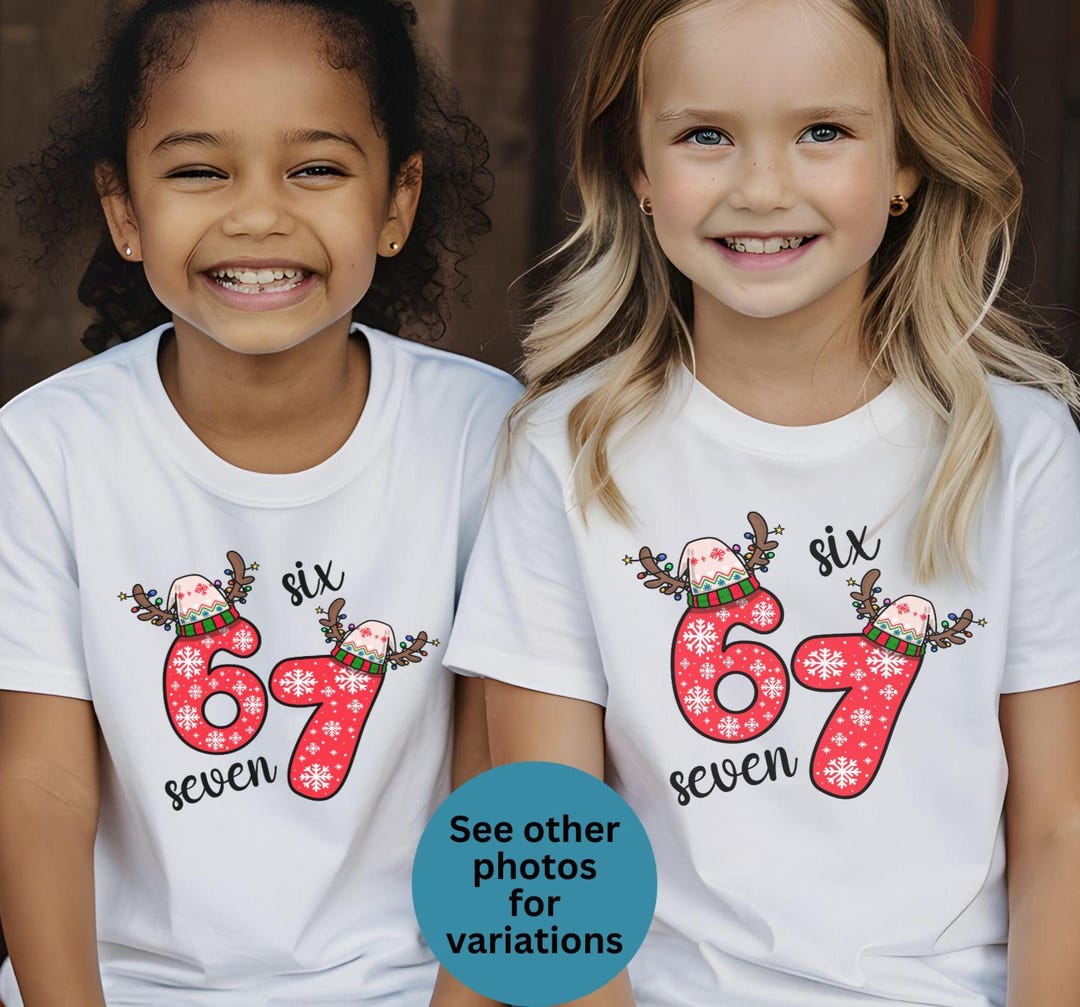 Kids 67 Meme Sweatshirt, Funny Viral 67 Holiday Apparel - Etsy