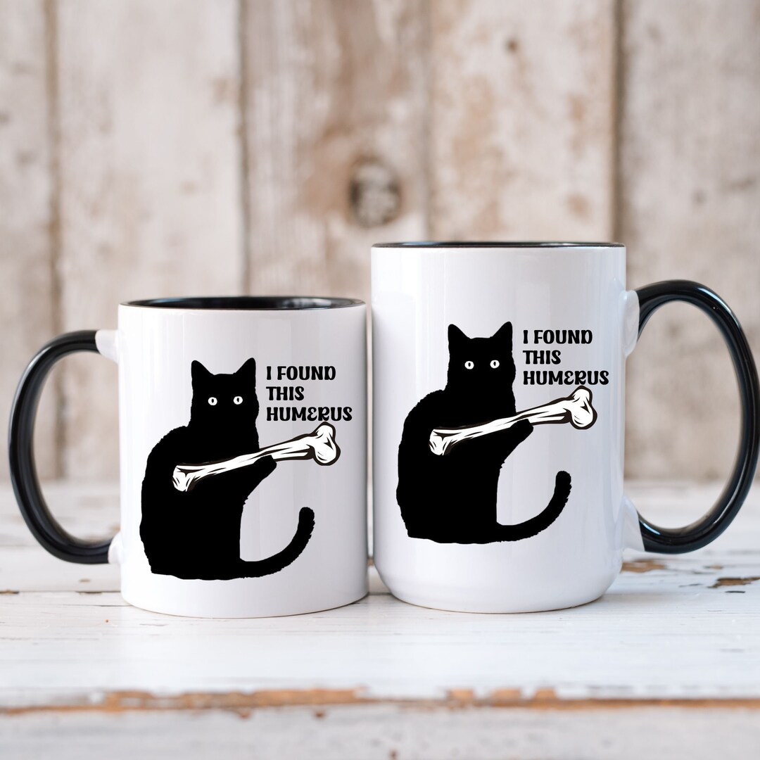 Funny Cat Halloween Mug, Cute Halloween Cat Coffee Mug, Cat Lover Found ...