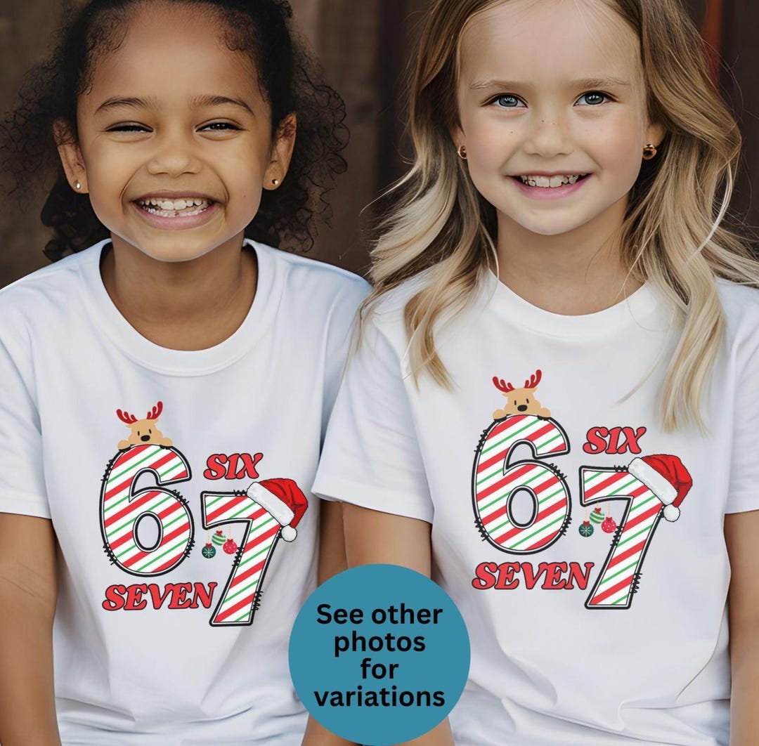 Kids 67 Meme Sweatshirt, Funny Viral 67 Holiday Apparel - Etsy