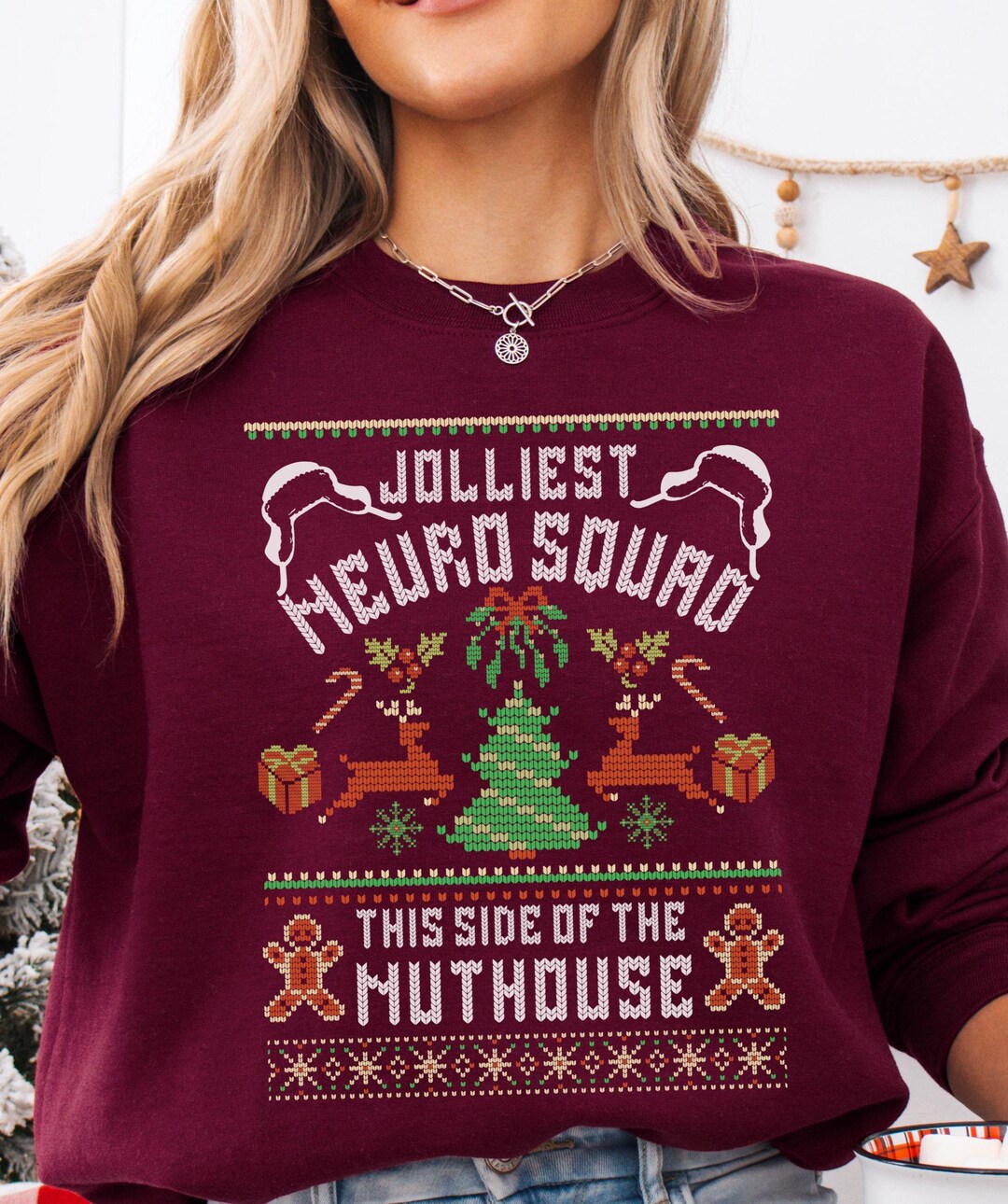 Neurology Shirt Christmas, Christmas Neuro Nurse Shirt, Neuro Squad ...