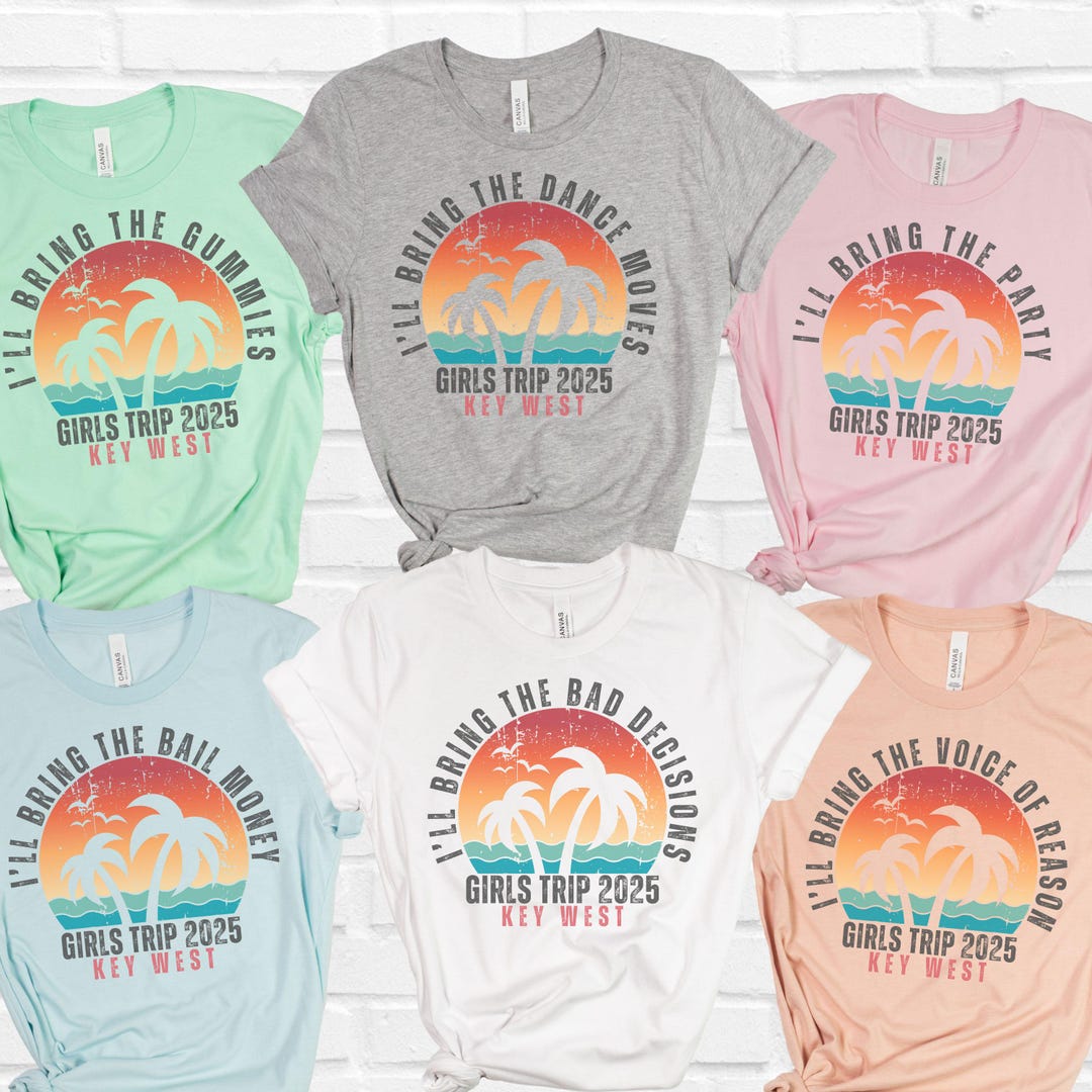 Girls Beach Trip Shirts, Custom Beach Trip Tank Tops, I'll Bring the T ...