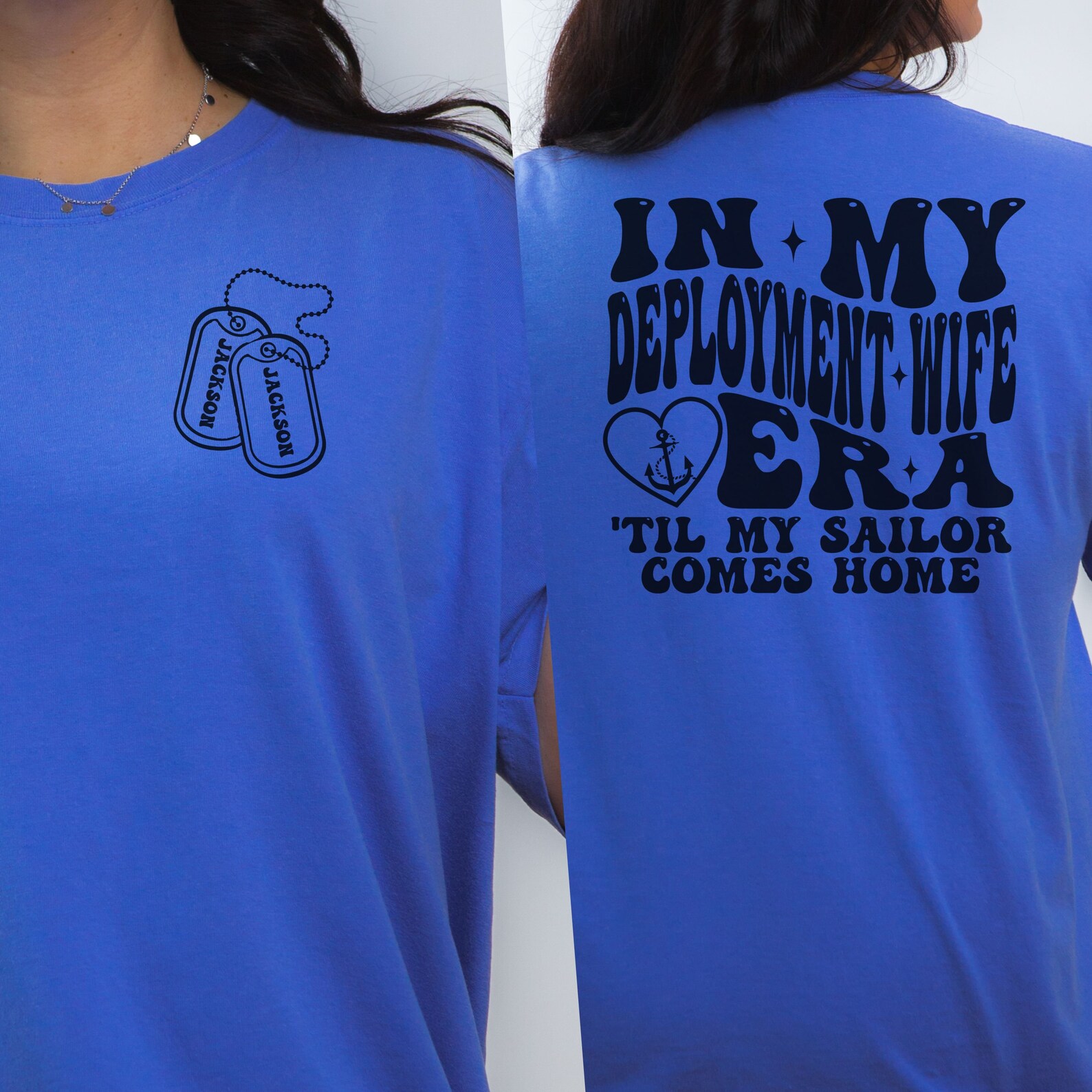 Deployment Wife Era Shirt, Military Deployment Wife Comfort Colors ...
