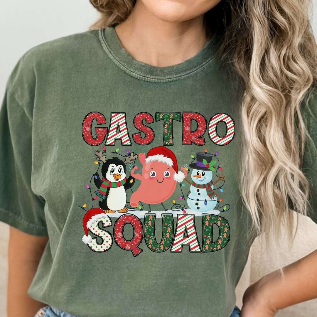 Gastro Squad Shirt Christmas, Gastroenterology Nurse Christmas Comfort ...