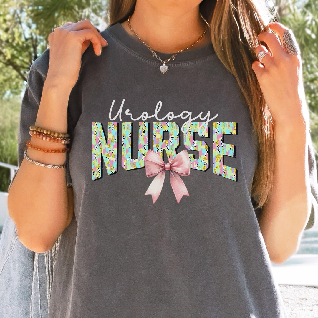 Urology Nurse Shirt Easter, Easter Urology Nurse Comfort Colors Shirt ...