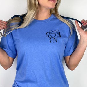Custom STNA Shirt for Women, Personalized State Tested Nursing ...